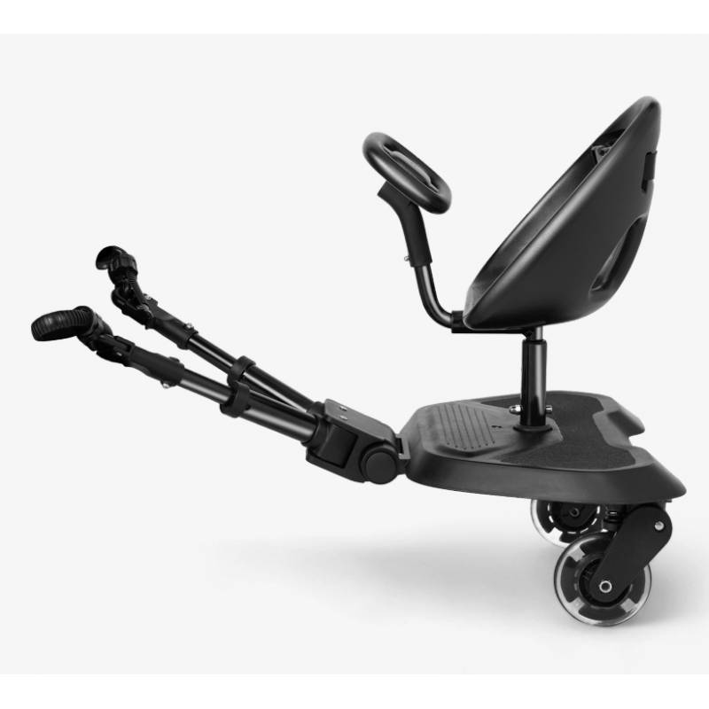 Planche à Roulettes avec Assis Noir XL