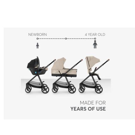 Poussette trio MIA 2026 avec siège auto i-Size